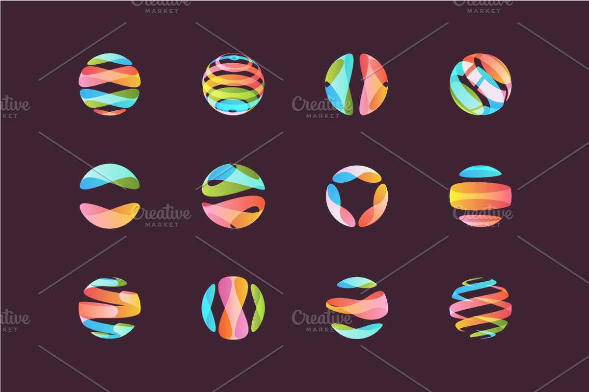 Sphere Logo Set 1, a Branding & Logo Template by kloroform