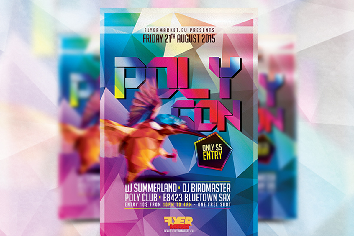 Polygon - Flyer Template, a Flyer Template by Flyermarket