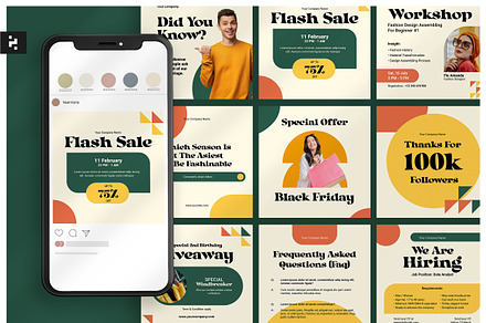 12 Facebook Covers | Social Media Templates ~ Creative Market