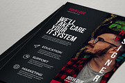 Graphic Designer Freelance Flyer, a Flyer Template by Azruca