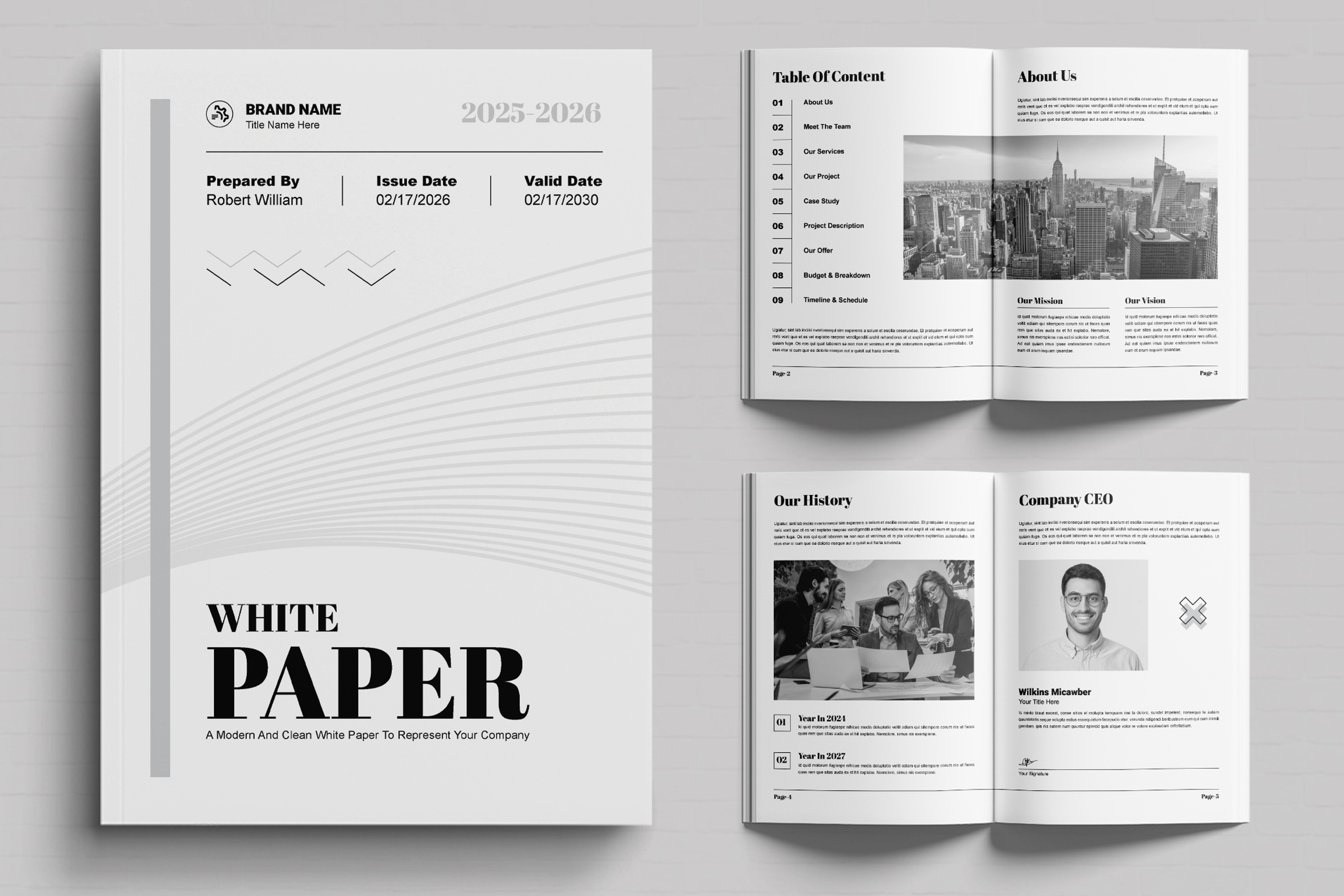 White Paper Design Template