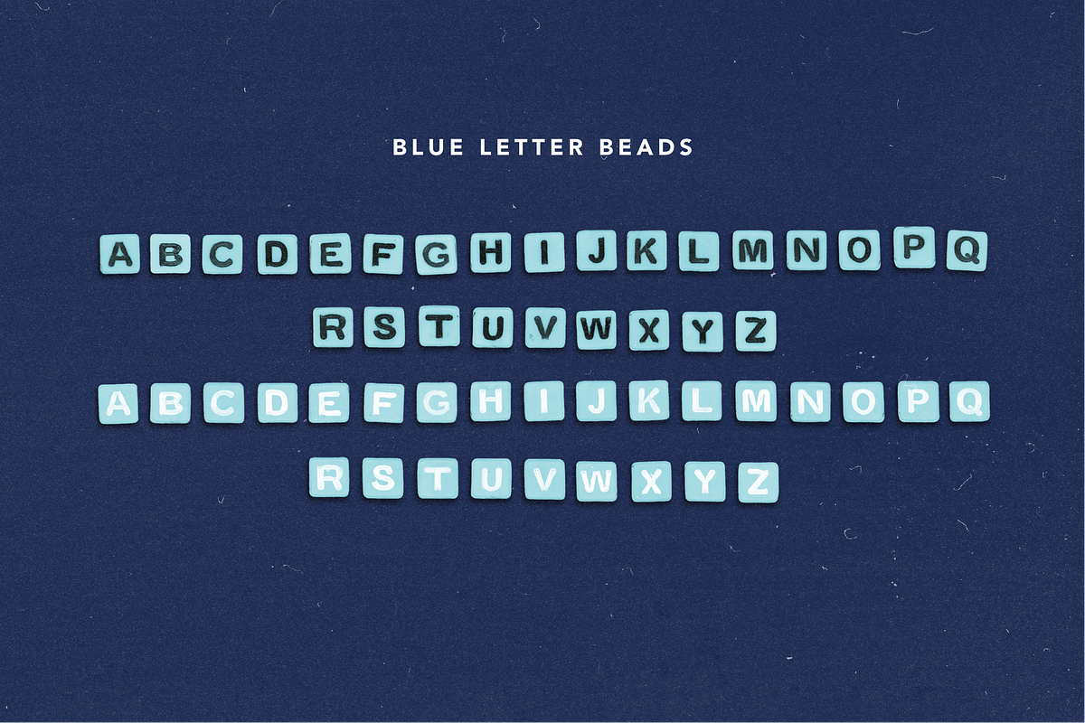 Color Letter Beads - Alphabet Font, a Font by Dynamo Ultima