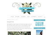 Southern Belle Blogger Template, a Templates & Theme by The Geekery Store