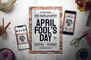 April Fool's Day Flyer Set | Flyer Templates ~ Creative Market