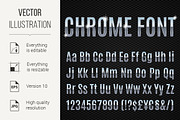 Chrome font | Graphics ~ Creative Market