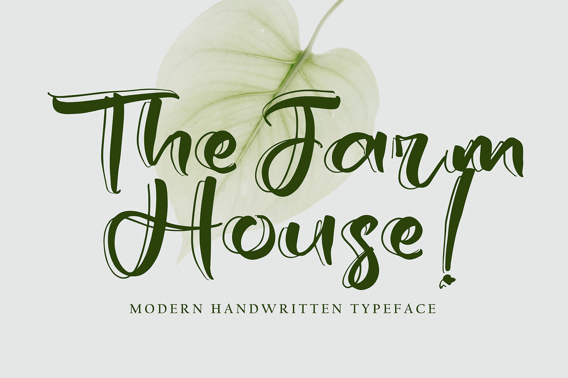 The Farm House, a Handwritten Font by pineungtype | Creative Market