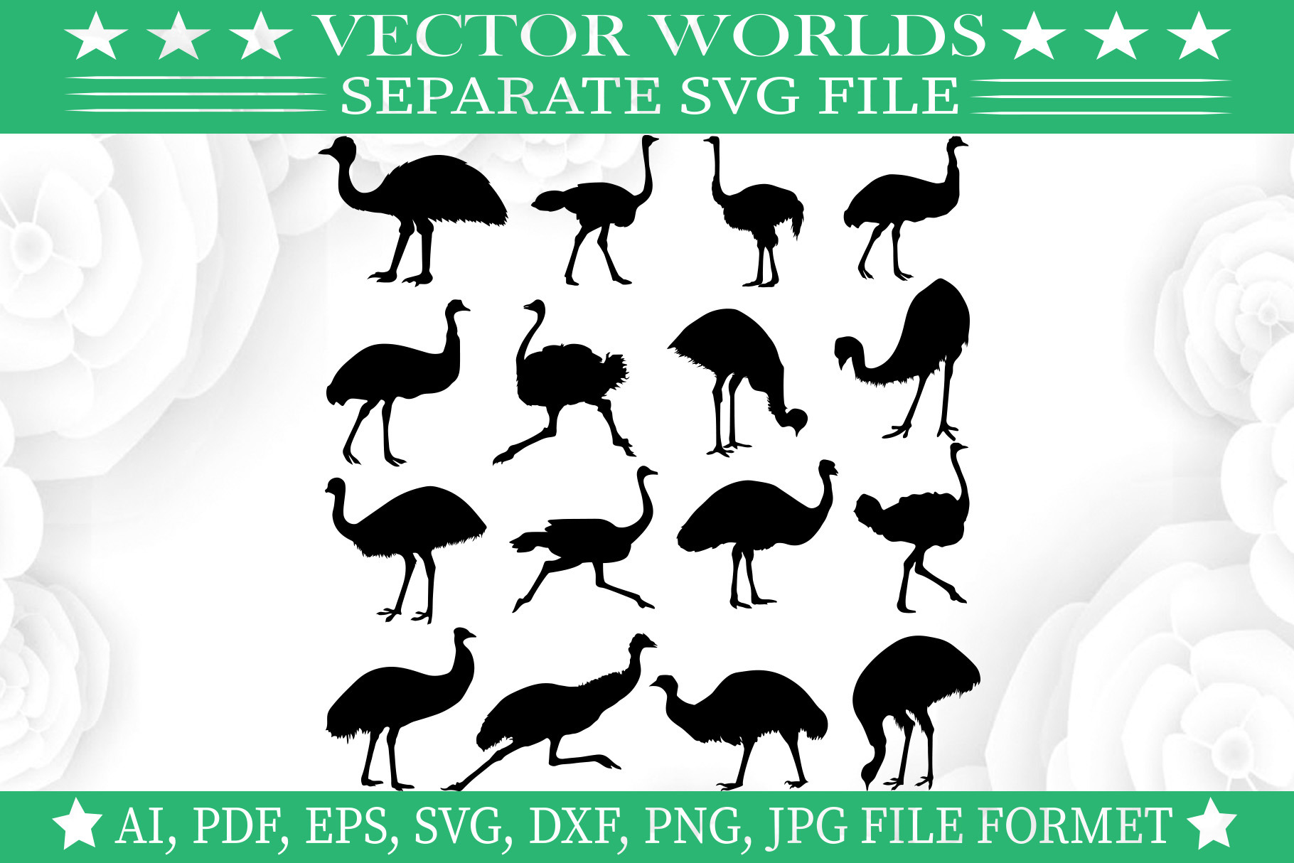 Emu Svg, Bird, Animal svg, an Object Graphic by VectorWorlds