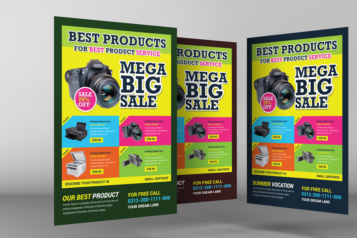 Product Promotion Flyer, a Flyer Template by graphicforest