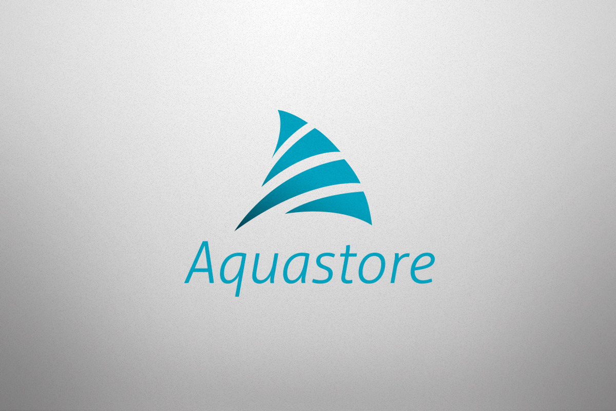 Aquastore logo template, a Branding & Logo Template by OksGraphics
