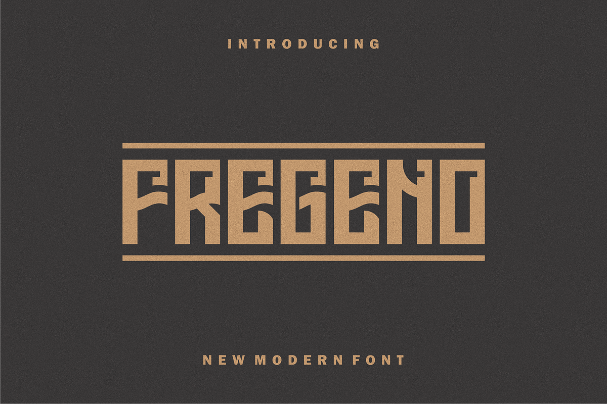 Fregeno font, a Serif Font by VectorCraft