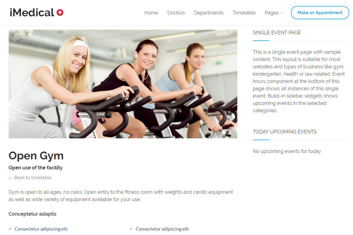 iMedical WordPress Theme, a WordPress Template by Theme Junkie