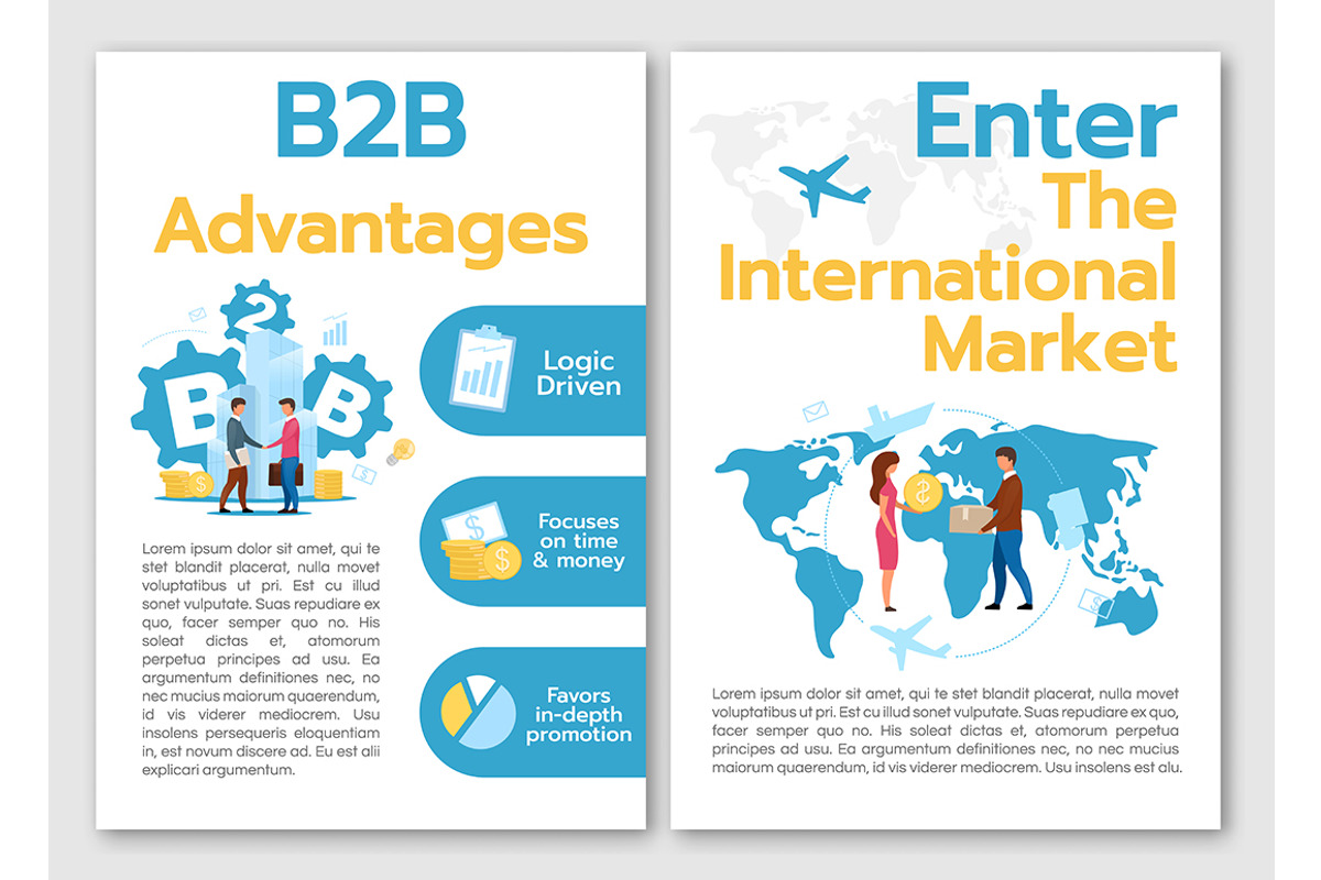 Business models brochure template, a Brochure Template by IMG visuals ...