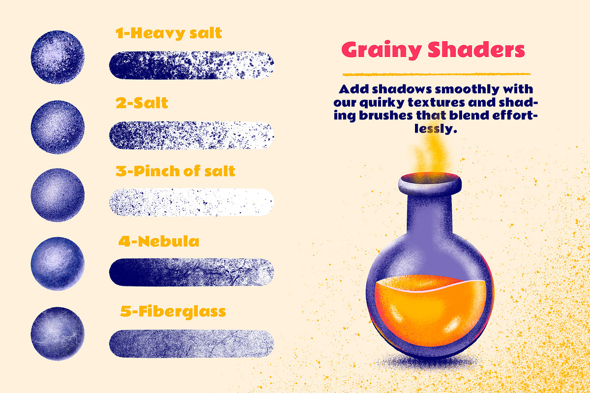 Fade & Shade Photoshop Brush Set, a Brush Add-On by Shoutbam