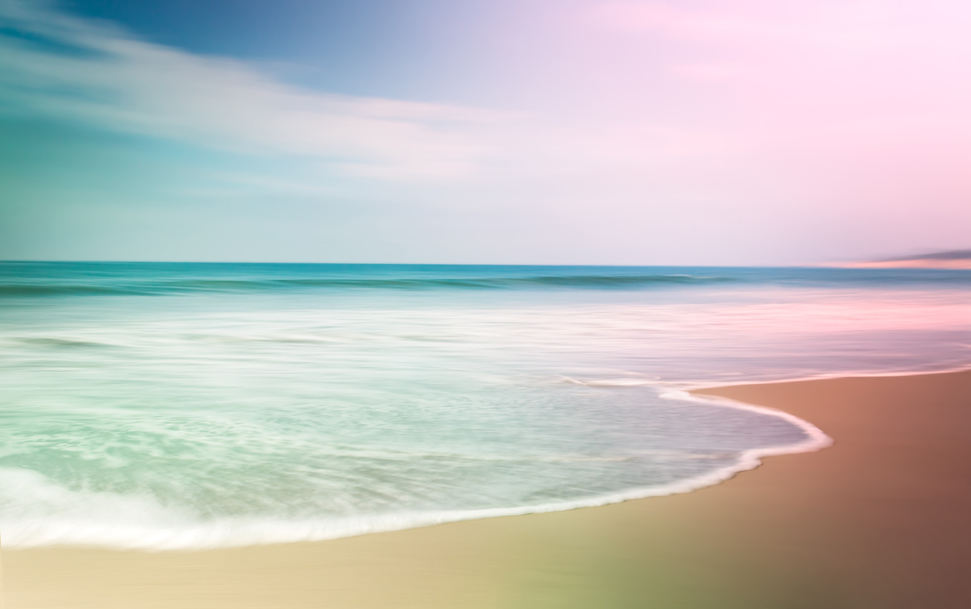 Seascape with Color Gradient, a Nature Photo by David Schrader
