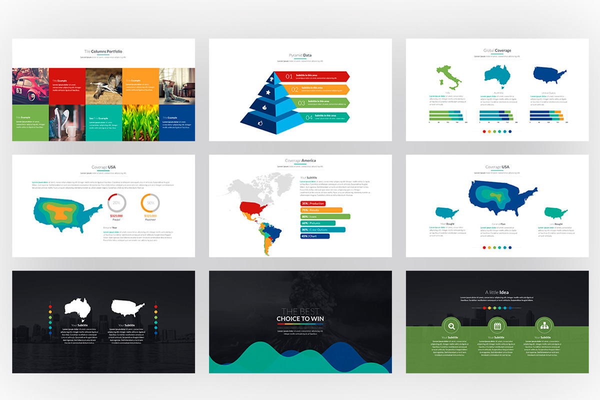 Global Project | Powerpoint Template, a Presentation Template by ...