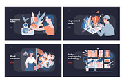 Technology graphics set, color 3, a Technology Illustration by Grivina ...
