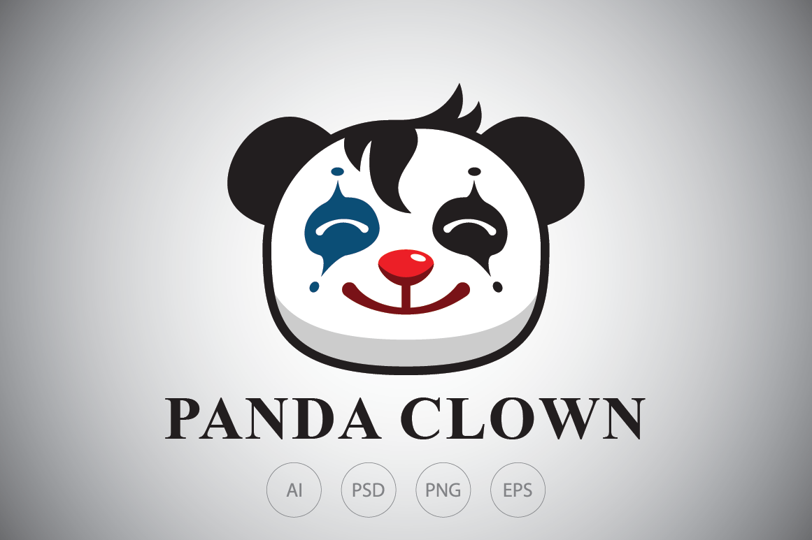 Joker Panda Clown Logo Template, a Branding & Logo Template by Heavtryq ...