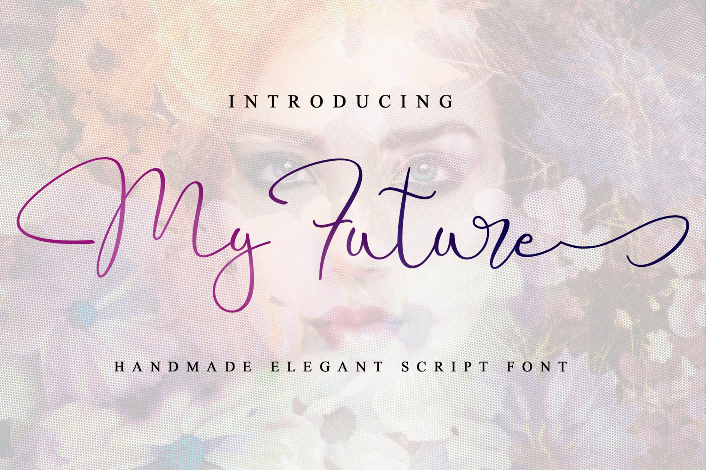 My Future, a Script Font by Aldedesign