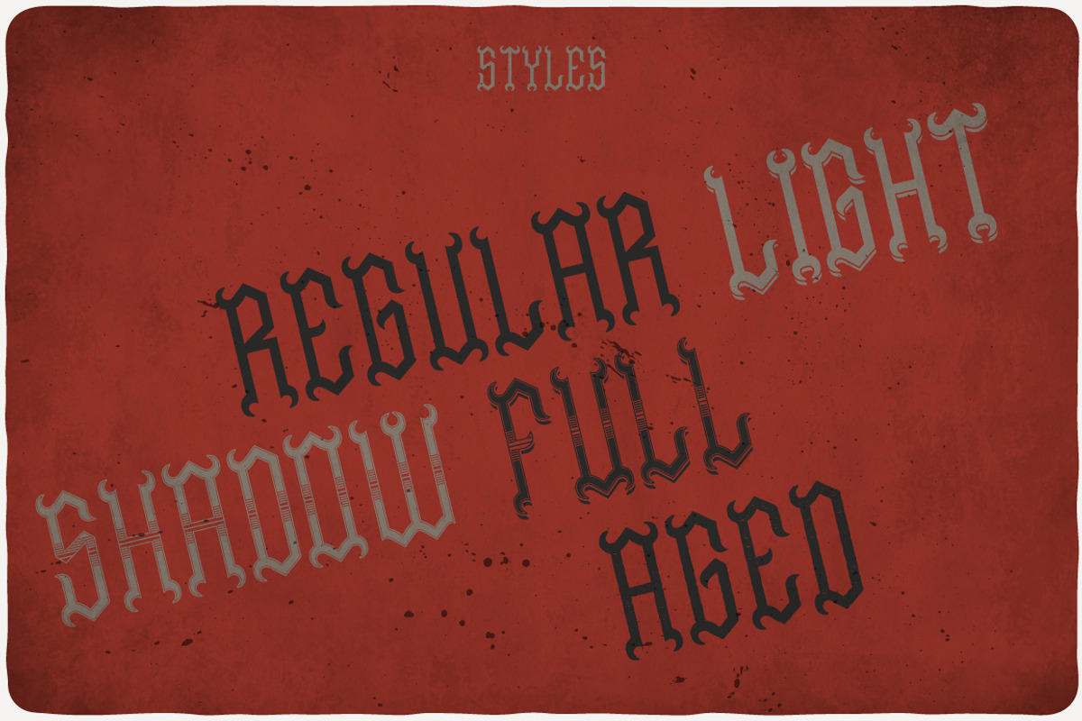 Red Devil Typeface, a Symbol Font by VozzyStock