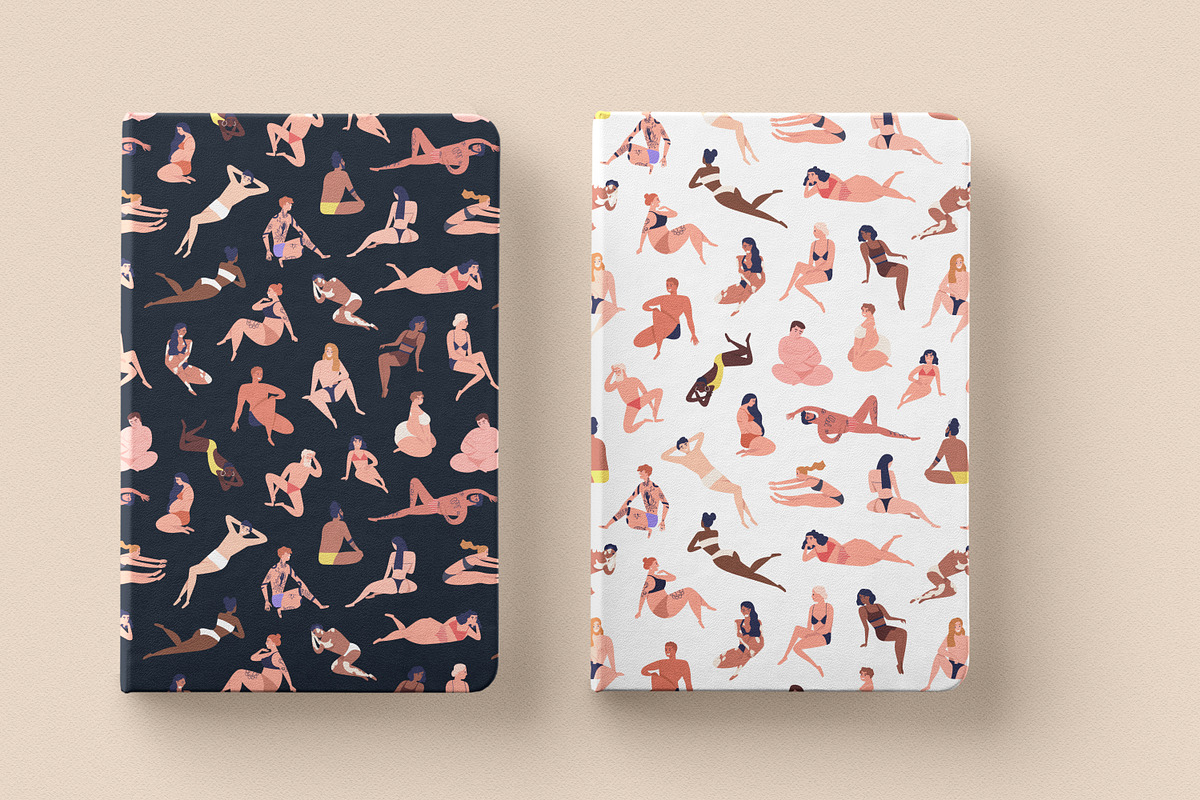 Body diversity seamless patterns, a Pattern Graphic by Good Studio