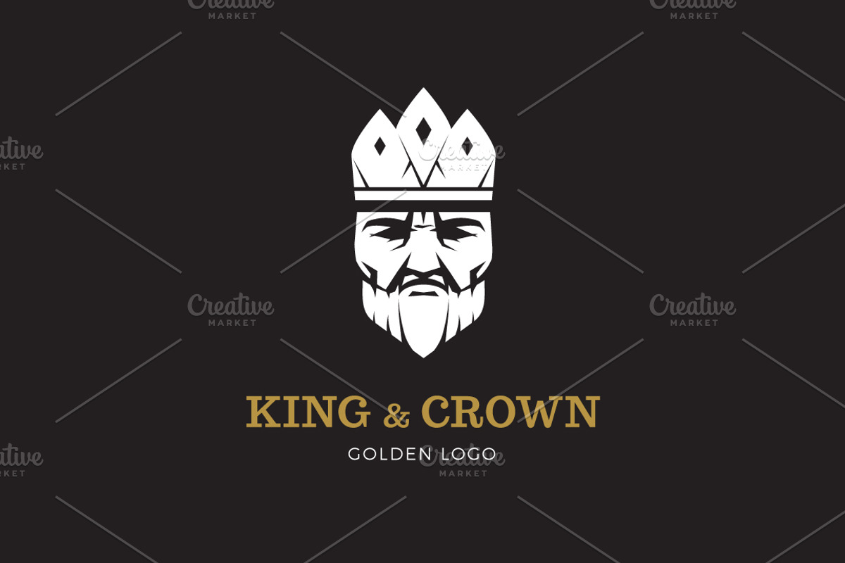 Golden King Logo, a Branding & Logo Template by Magda