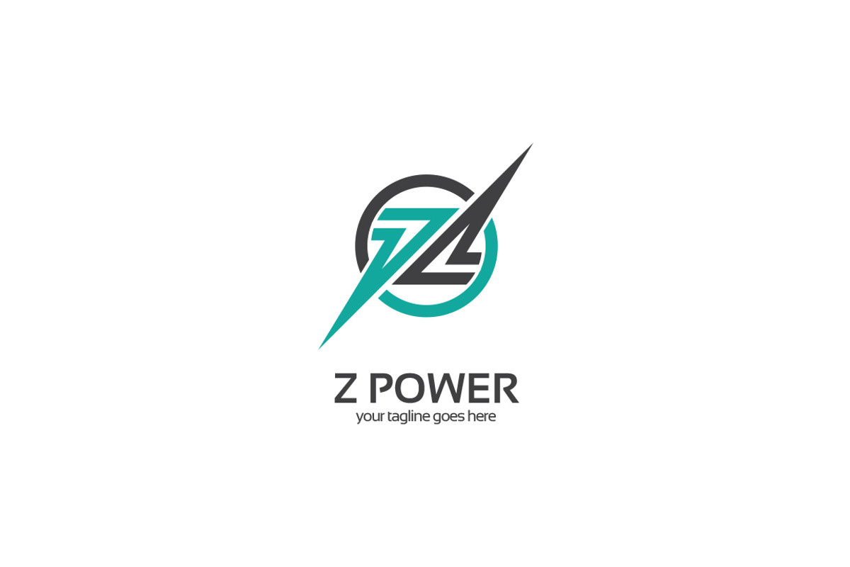 Z POWER LOGO, a Branding & Logo Template by CAIRON CREATIVESTUDIO ...