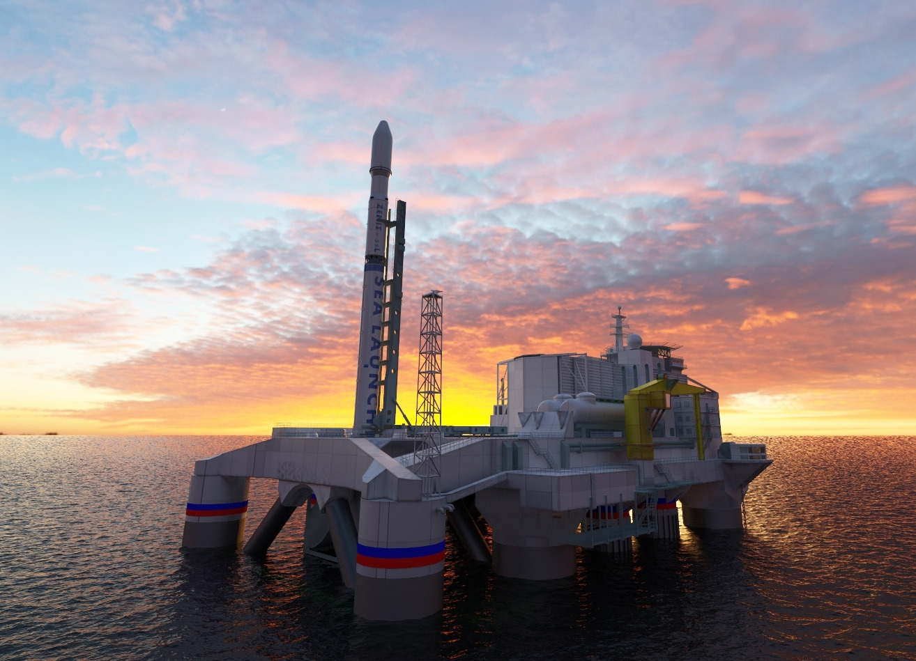 Sea Launch rocket platform 3d model, an Architecture 3D Model by ...