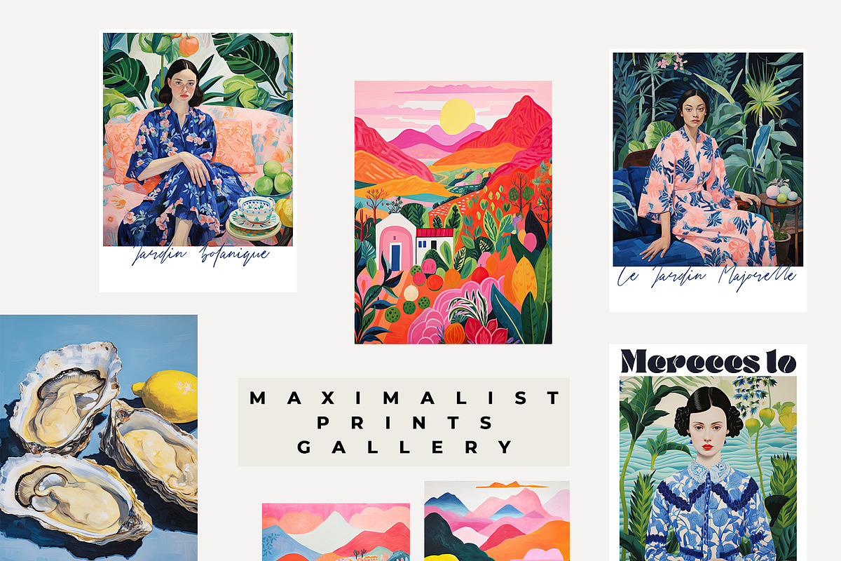 MAXIMALIST PRINTS GALLERY - Wall Art