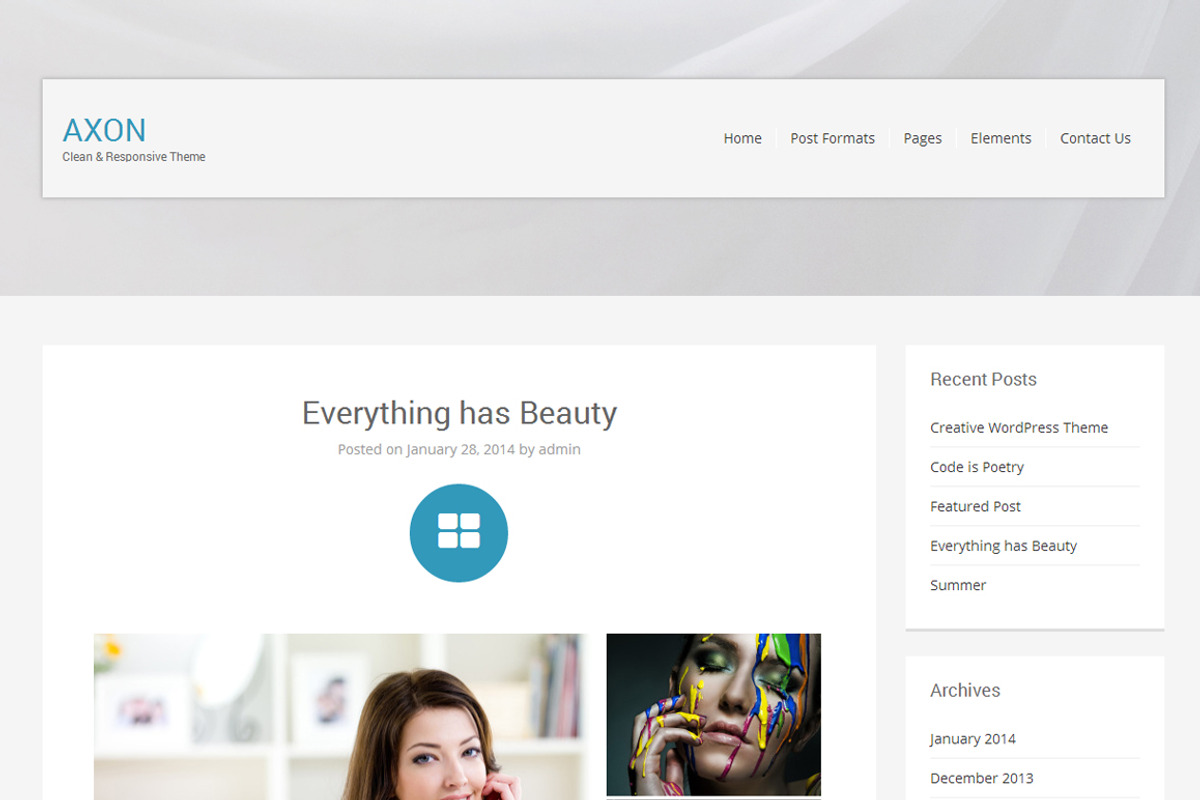 Axon, a WordPress Template by DesignOrbital