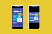Open Donation Flyer Set, a Flyer Template by Guuver