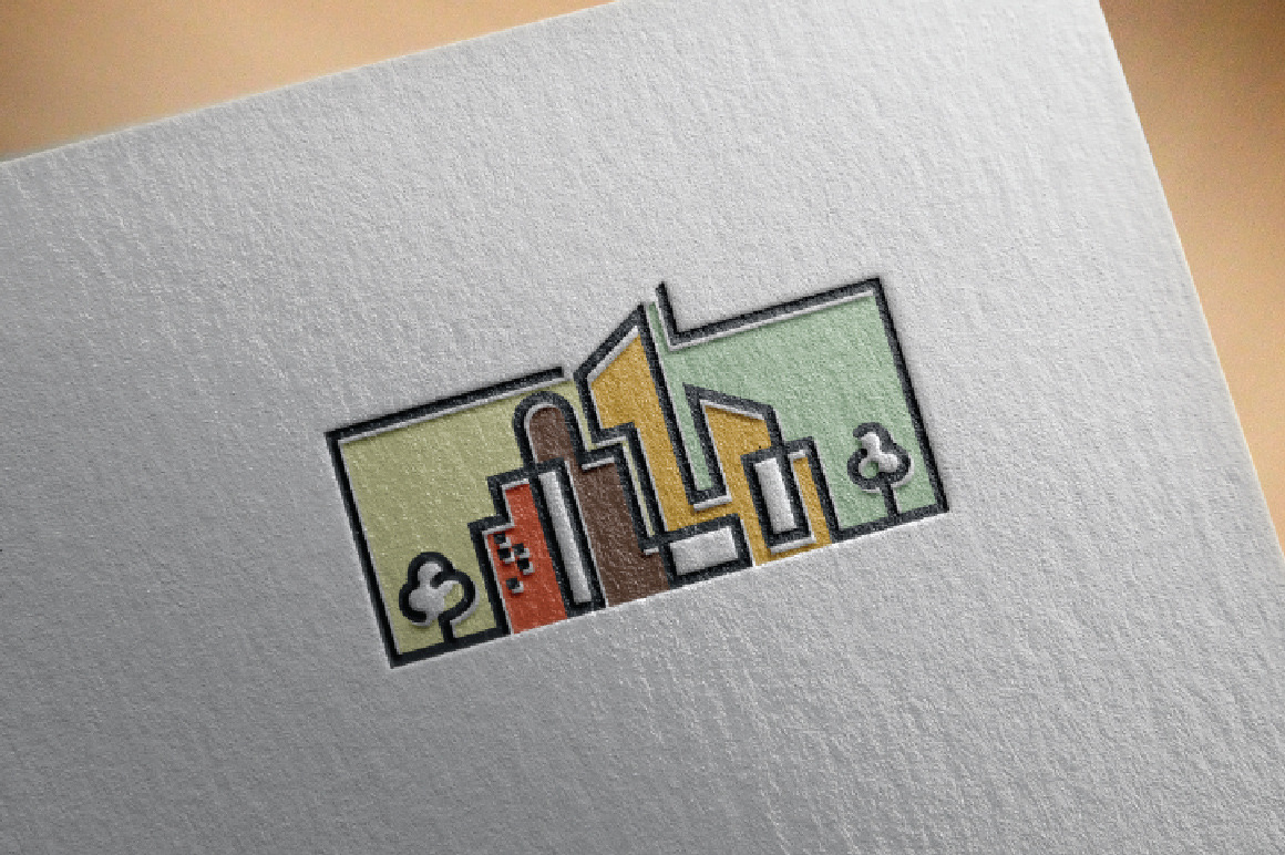 Simple City Building Skyline, a Work Illustration by jongcreative