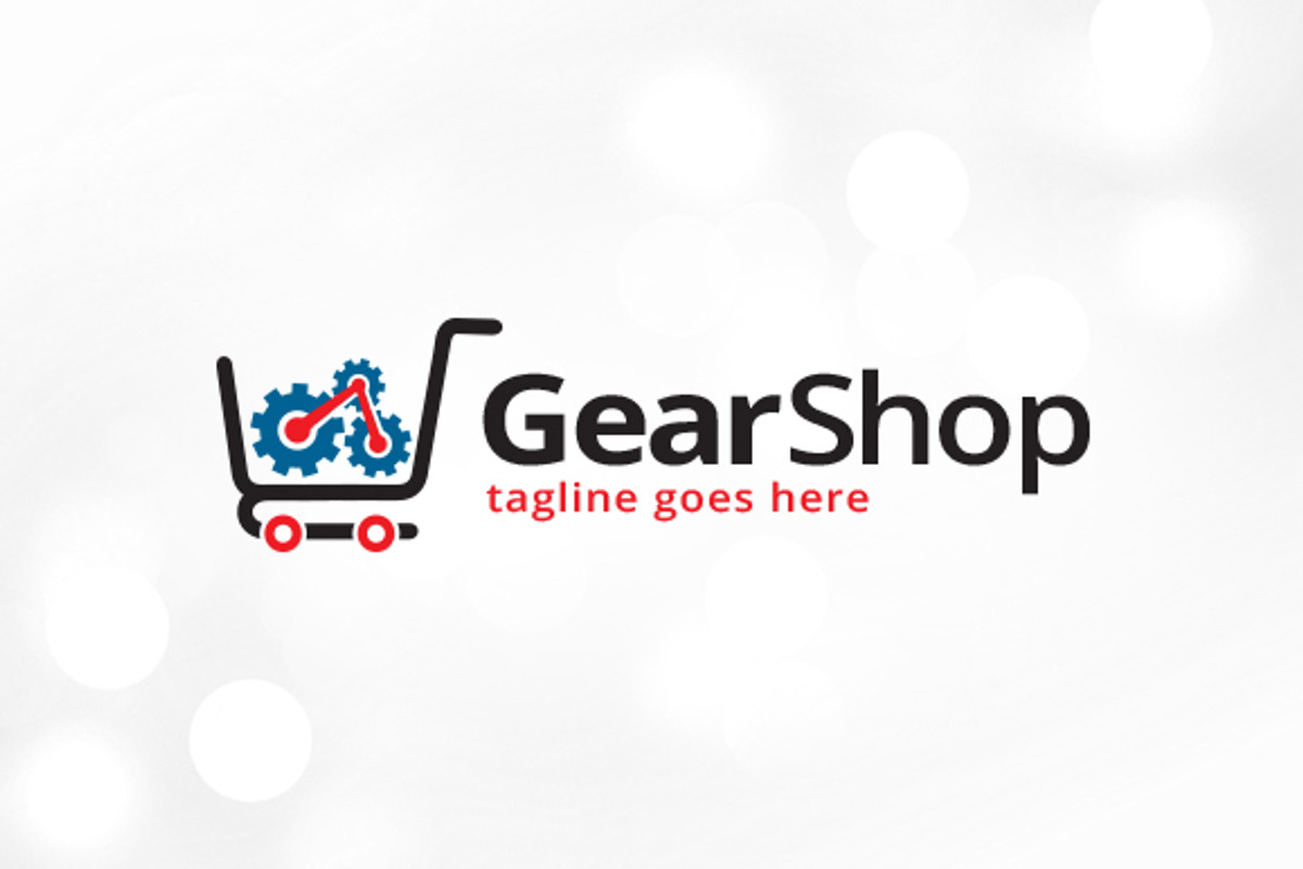 Gear Shop Logo Template, a Branding & Logo Template by gunaonedesign