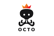 Octopus King Logo Template, a Branding & Logo Template by Heavtryq Design