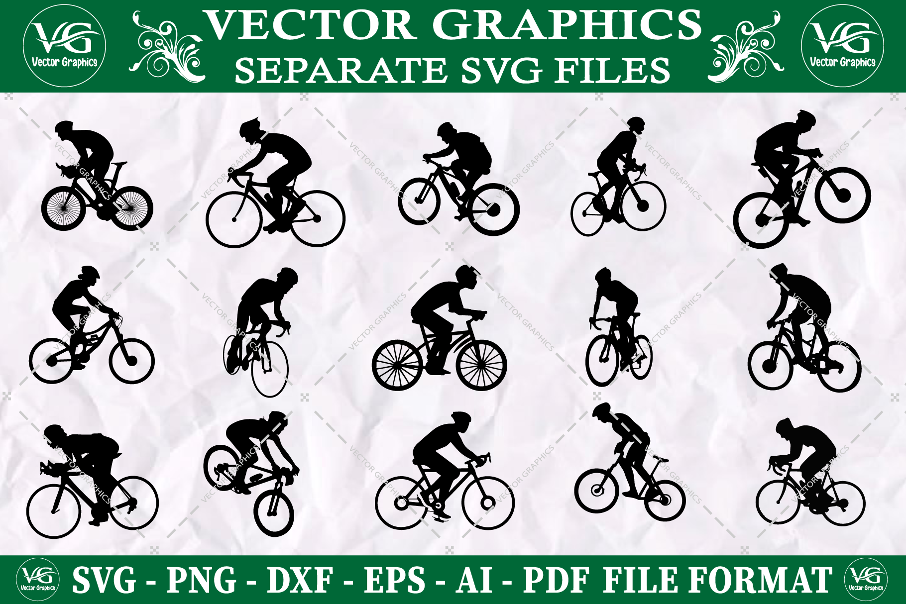 Cycle Svg, Bike Png, Biker Svg, an Illustration by Vector Graphics