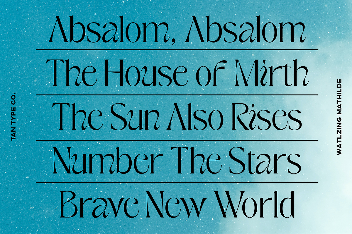 TAN - WALTZING MATHILDE