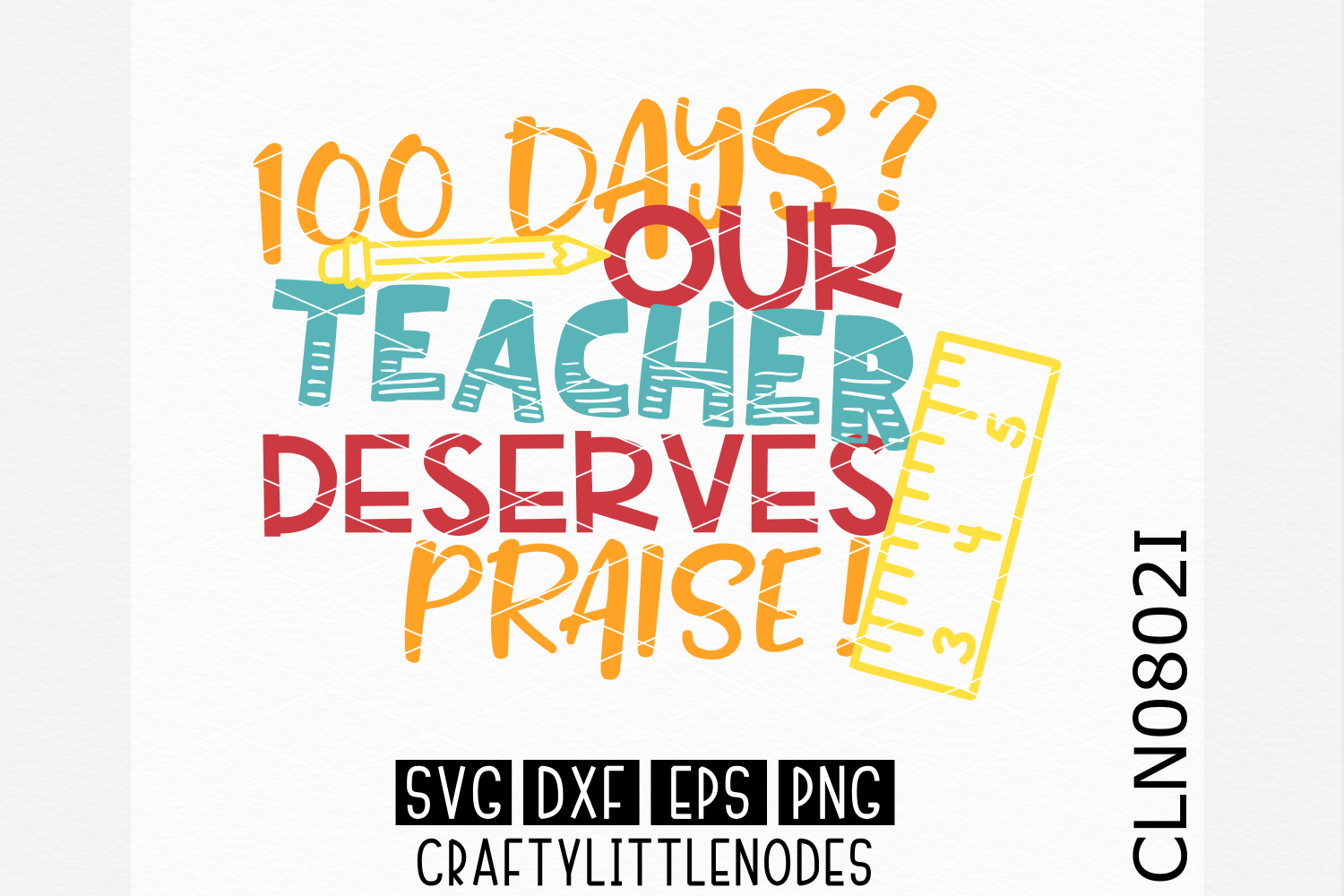 100 Days, Teachers Deserves Praise!, an Education Illustration by ...