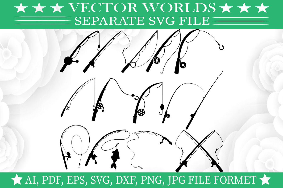 Fishing rod Svg, Fishing, Rod Svg, an Object Graphic by VectorWorlds