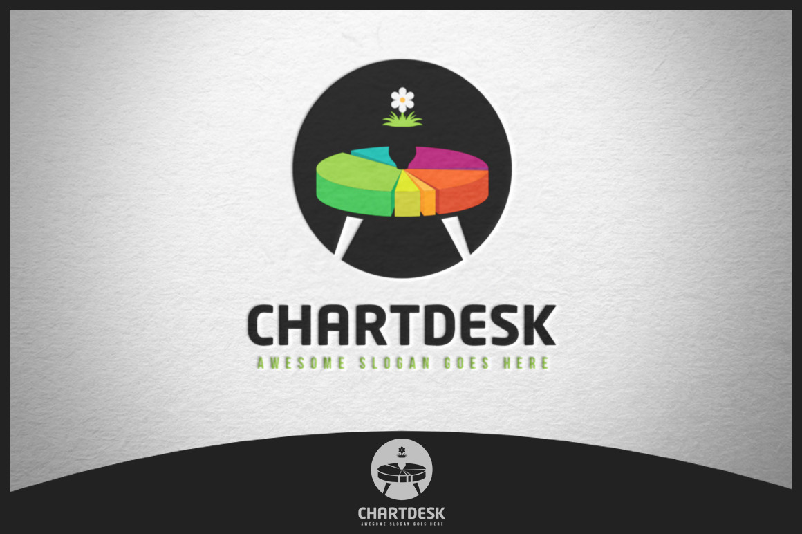 Chartdesk Logo, a Branding & Logo Template by Scredeck
