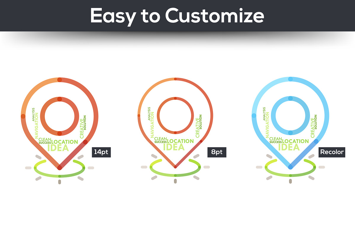 Outline Infographic v.2, a Presentation Template by Andrew Kras Design