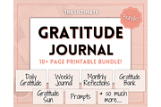 Gratitude Journal Printable Bundle