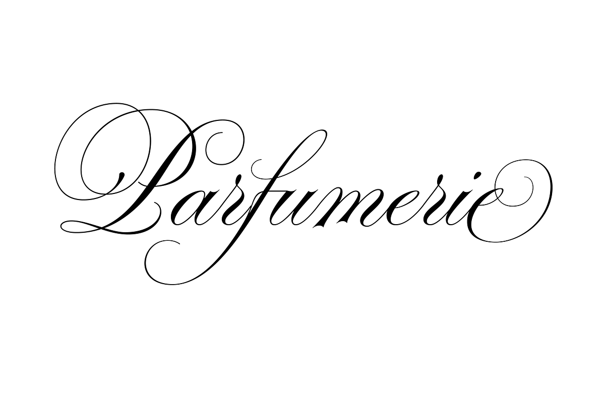 Parfumerie - Script Font, a Script Font by Typesenses