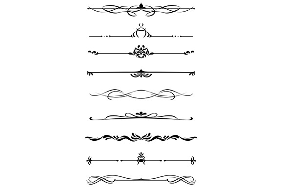 Dividers and borders set, a Graphic by Vector Tradition