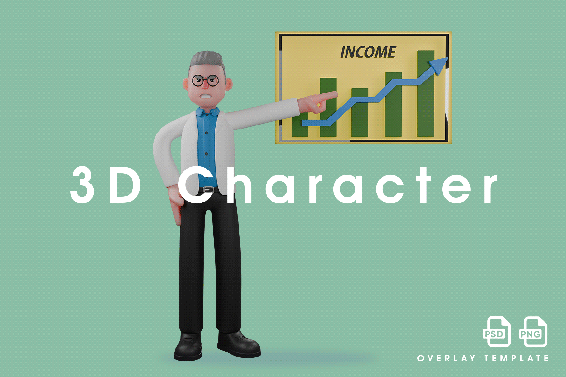 physicist pointing at INCOME diagram, a Person Illustration by ...
