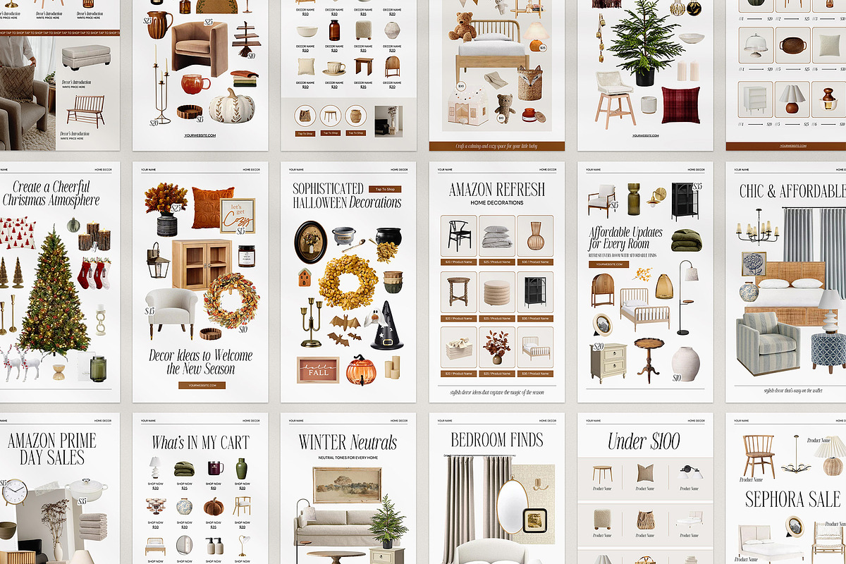 80 Canva LTK Instagram Bundle | Amare Creative | Creative Market