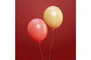 3d matt party balloons, a Decorative Illustration by TotallypicRF