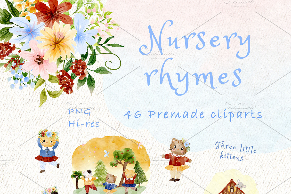 Nursery rhymes clipart