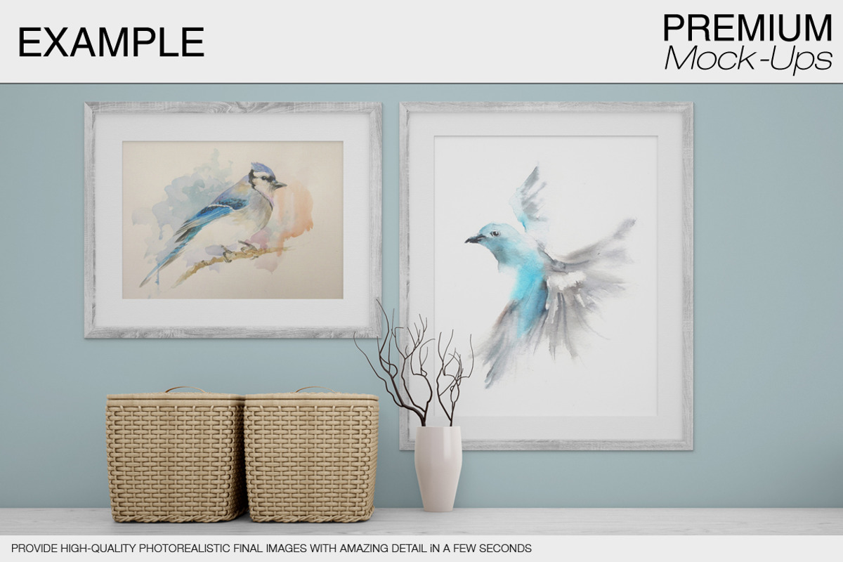 Customizable Frames Mockups, a Product Mockup by mock-ups