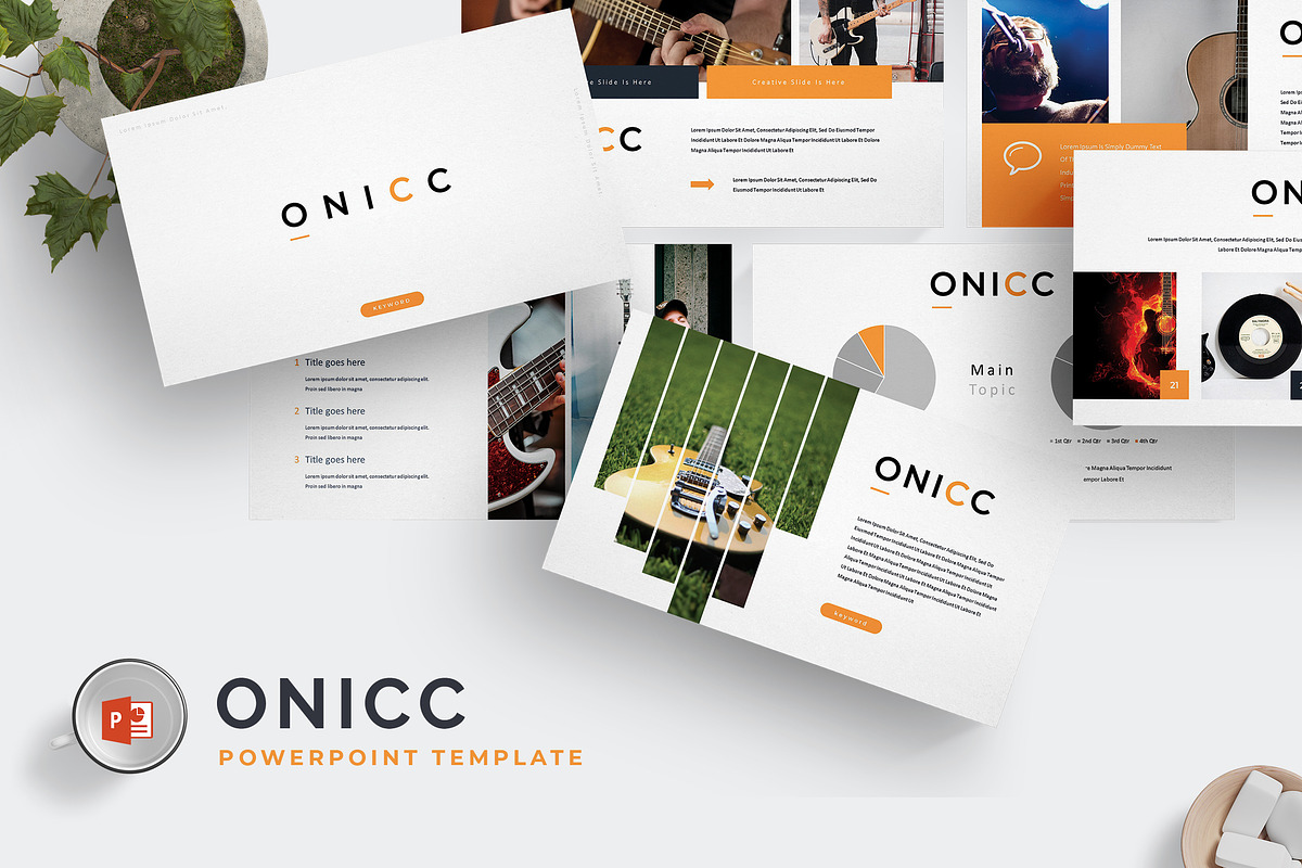 Onicc - Powerpoint Template, a Presentation Template by AQR Studio ...