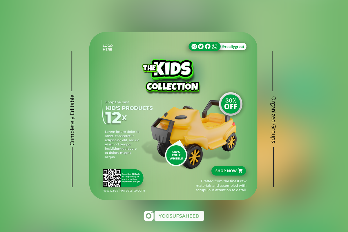 Kids, Children Canva Design Templates