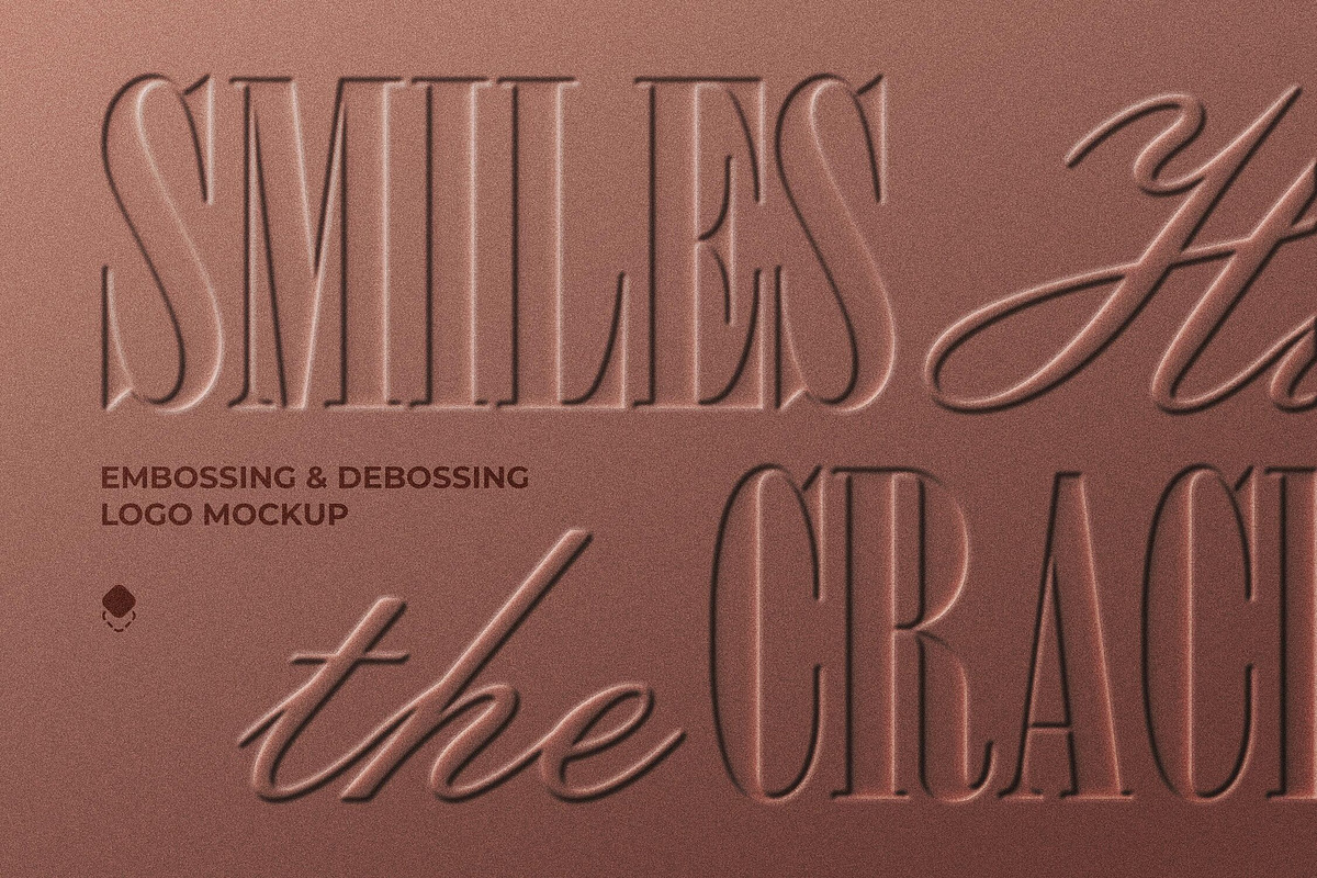 Embossing & Debossing Logo Mockup, a Layer Style Add-On by Design Squad